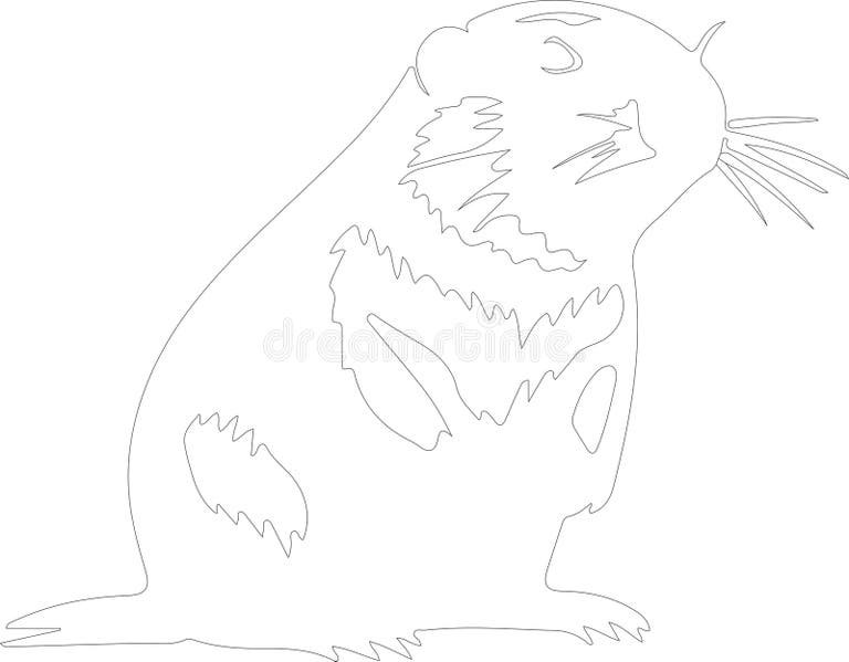 Gopher Silhouette Stock Illustrations – 169 Gopher Silhouette Stock ...