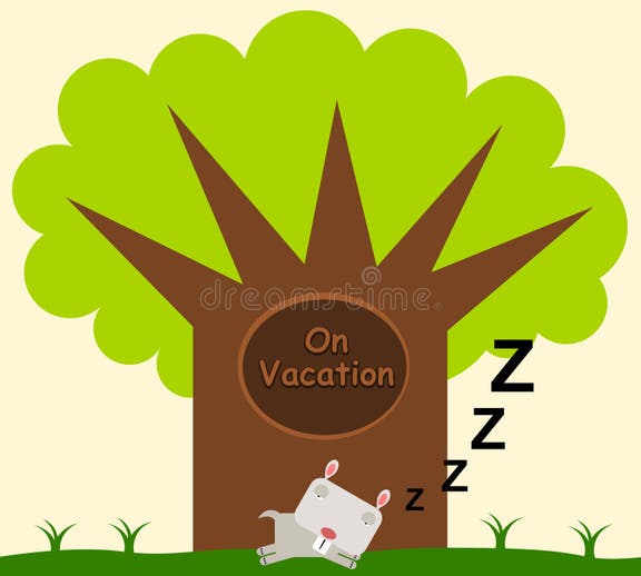 Gopher on vacation stock illustration. Illustration of tired - 38611509