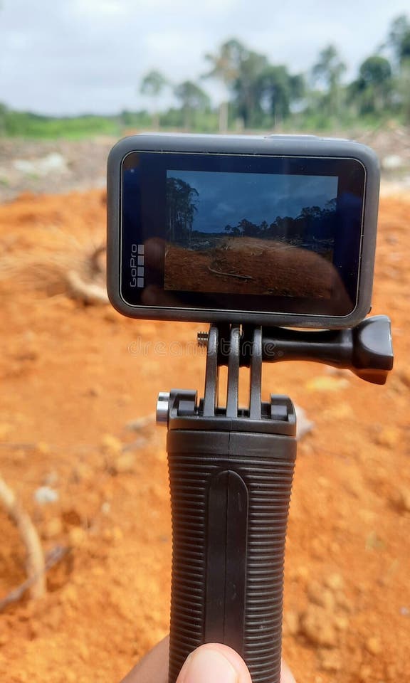 Gopro hero 10 in forest editorial photography. Image of tree - 261735757