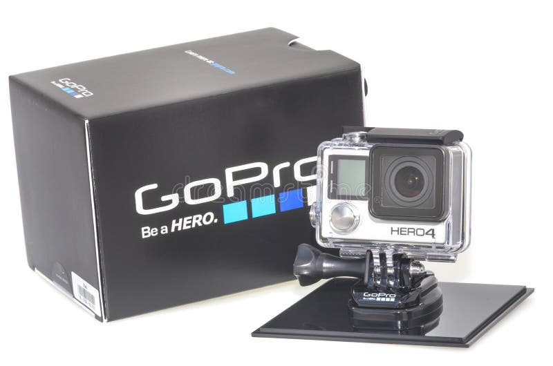 GoPro Hero 4 editorial stock photo. Image of shutter - 48334508