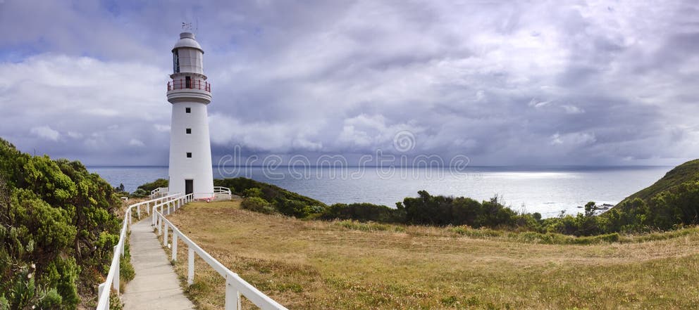 GOR Lighthouse Hor Pan stock image. Image of light, leadway - 23494347