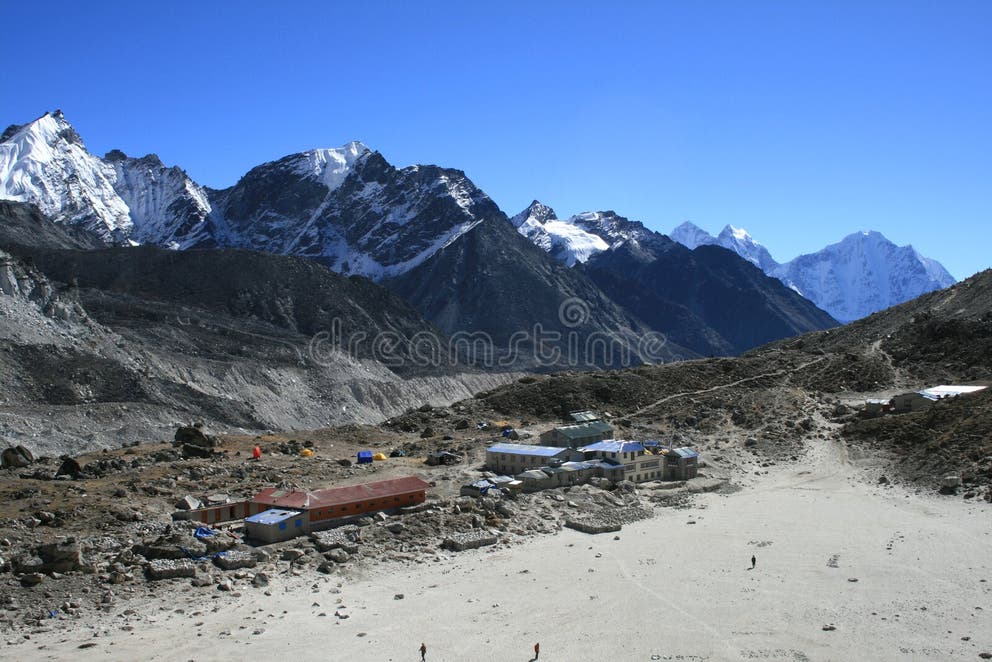 Gorak Shep stock image. Image of climbing, house, sagarmatha - 7278715