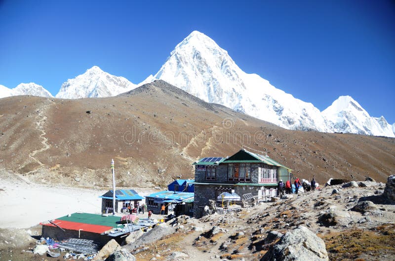 Gorak Shep - Everest Base Camp Trail Editorial Stock Photo - Image of ...