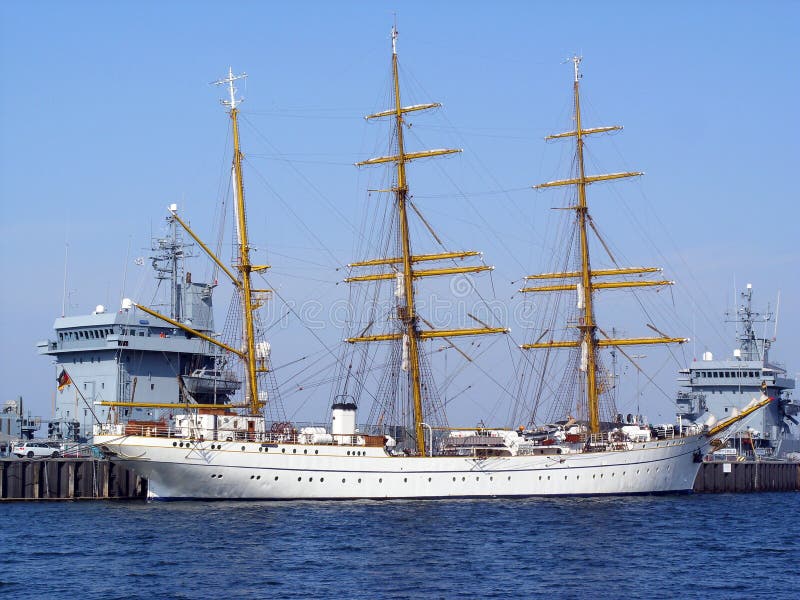 Gorch Fock stock image. Image of fjord, landing, schleswig - 19453407