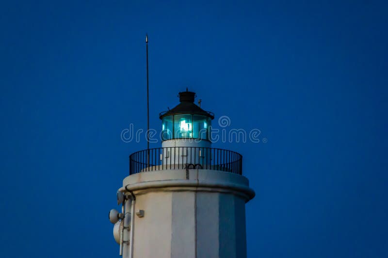 Gordan Lighthouse on the Coast Stock Image - Image of coastal, scenery ...