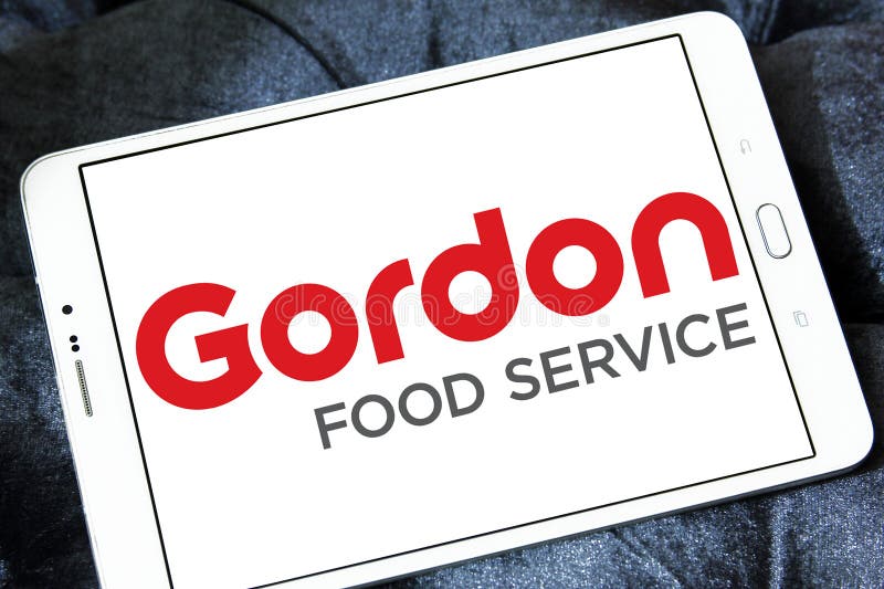 Gordon Food Service logo redaktionell fotografering för bildbyråer ...