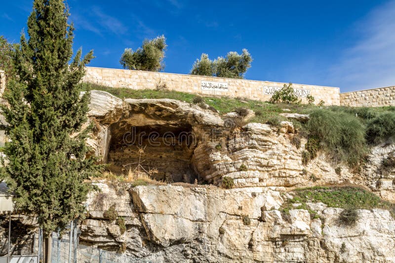 Gordon S Calvary and Skull Hill Stock Photo - Image of door, burial ...