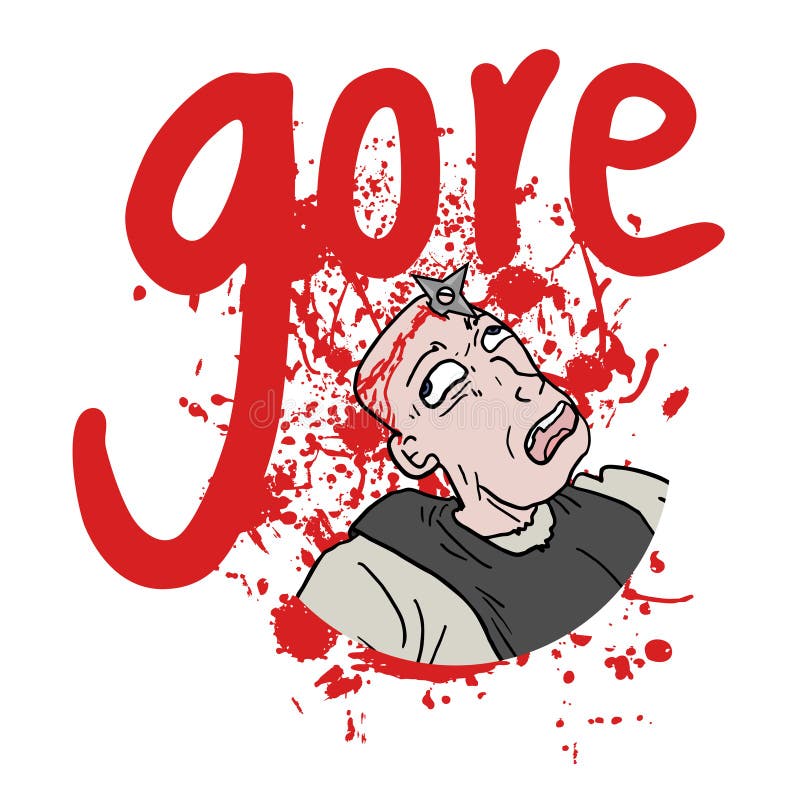 Blood and Gore Thirteen Friday with 13th Number Stock Illustration ...