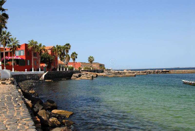 Goree Senegal stock photo. Image of atlantic, heritage - 18196806