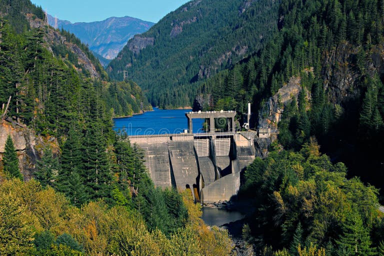 Gorge Dam, Washington stock image. Image of park, northwest - 26900839