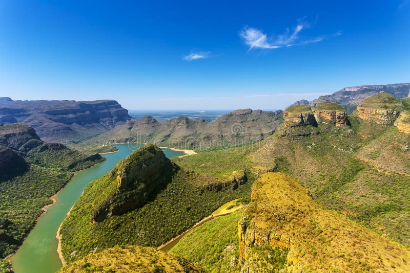 Gorge De Fleuve De Blyde, Afrique Du Sud Image stock - Image du ...