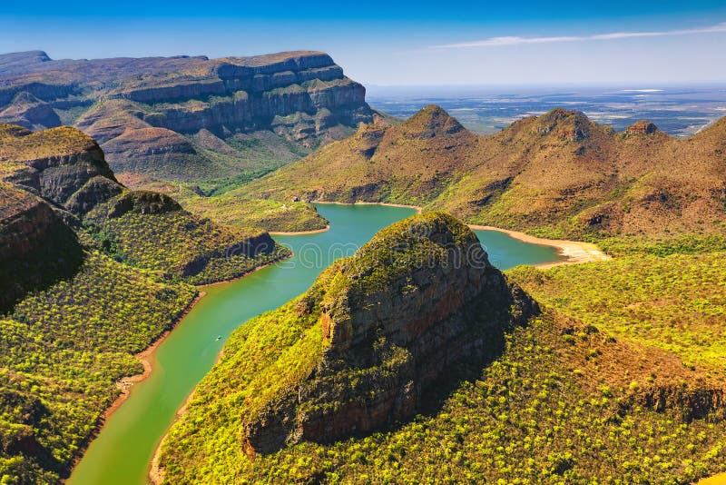 Gorge De Fleuve De Blyde, Afrique Du Sud Image stock - Image du ...