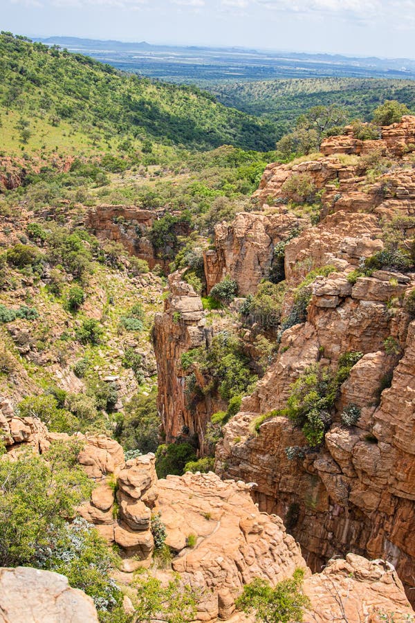 A Gorge in the Magaliesberg Range Stock Image - Image of range ...