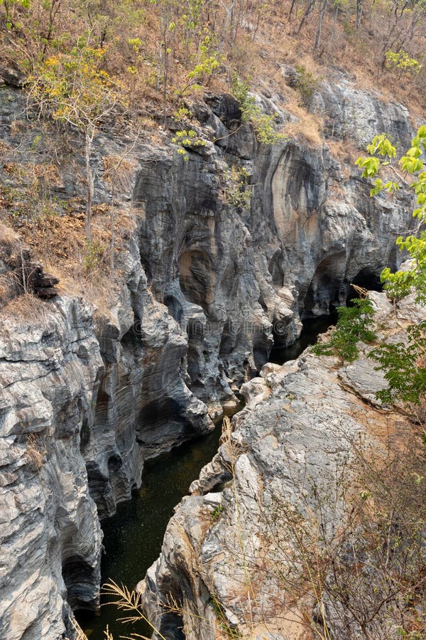 Gorge at Ob Khan National Park, Chiang Mai Stock Image - Image of ...