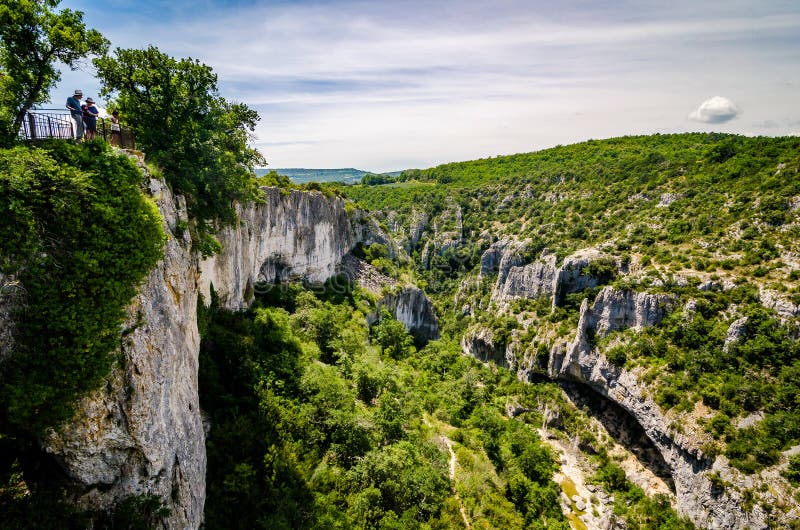 Gorge in Oppedette, Provence Stock Image - Image of valley, landscape ...