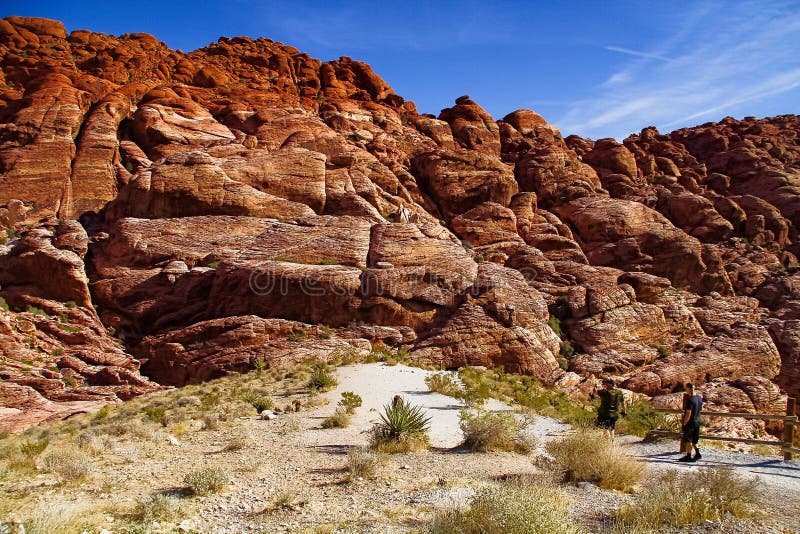 Gorge Rouge De Roche à Las Vegas Photo stock éditorial - Image of ...
