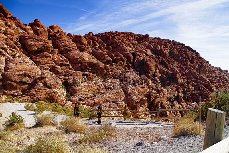 Gorge Rouge De Roche à Las Vegas Photo stock éditorial - Image du ...