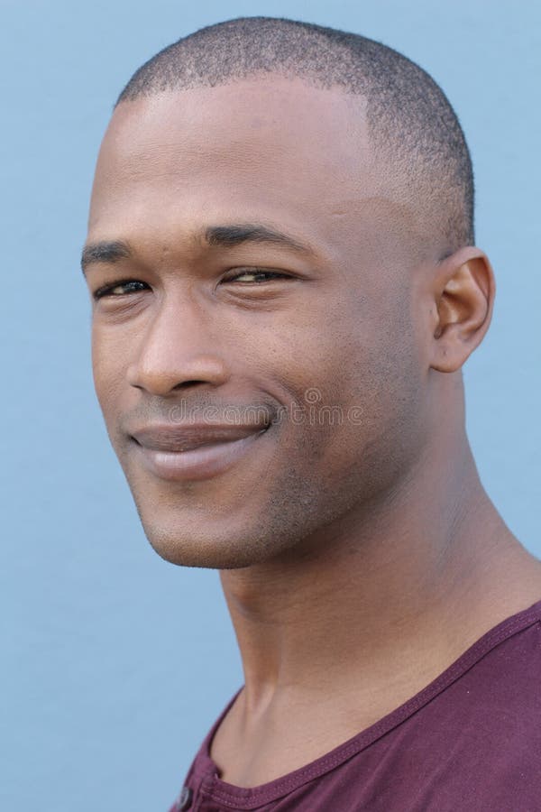 Gorgeous African Male with Kind Expression Stock Photo - Image of funny ...