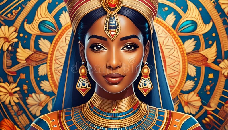 Gorgeous Ancient Egypt Woman Illustration Ai Generated Stock Illustration Illustration Of 1230