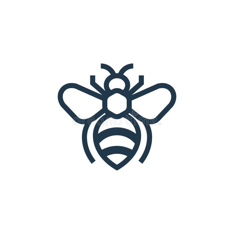 Gorgeous Bee Logos for Beautiful Branding Stock Vector - Illustration ...
