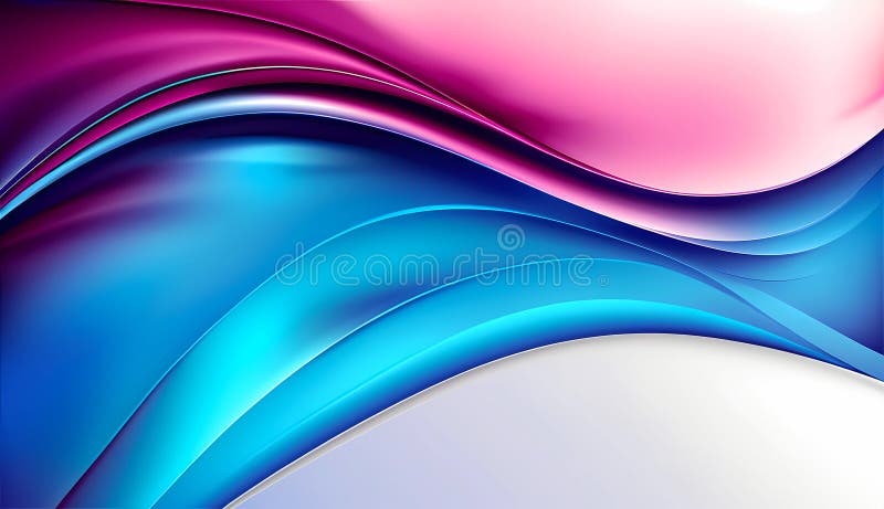 Gorgeous Blue Background with Purple Top and Wavy Lines Stock ...
