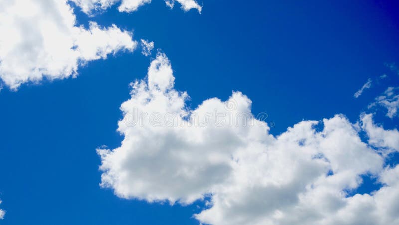 Gorgeous Blue Heaven and White Clouds Scenery Stock Photo - Image of ...