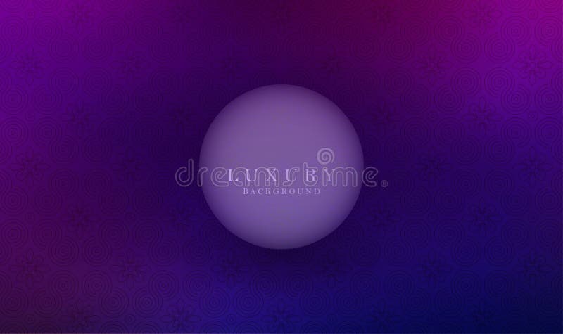 Gorgeous Blue and Purple Gradient Background with Round Frame Isolated ...
