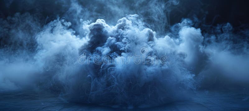 Gorgeous Blue Smoky Background Perfect for Various Design Projects and ...