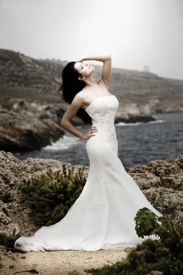 Gorgeous bride stock image. Image of beautiful, romantic - 23579351