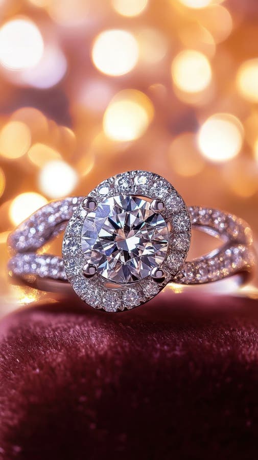 Gorgeous Diamond Ring, Sparkling Stock Photo - Image of craftsmanship ...