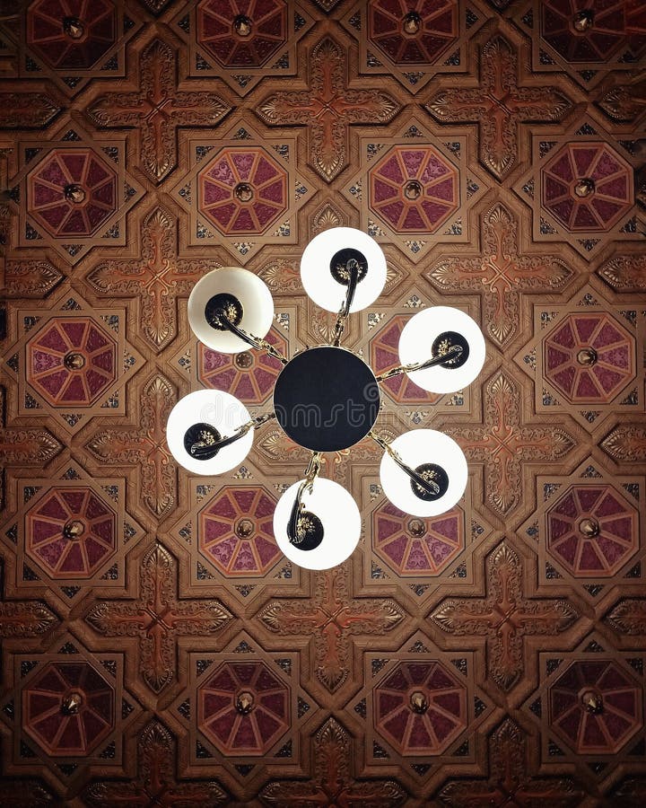 Gorgeous geometry stock image. Image of interior, lamp - 147138807