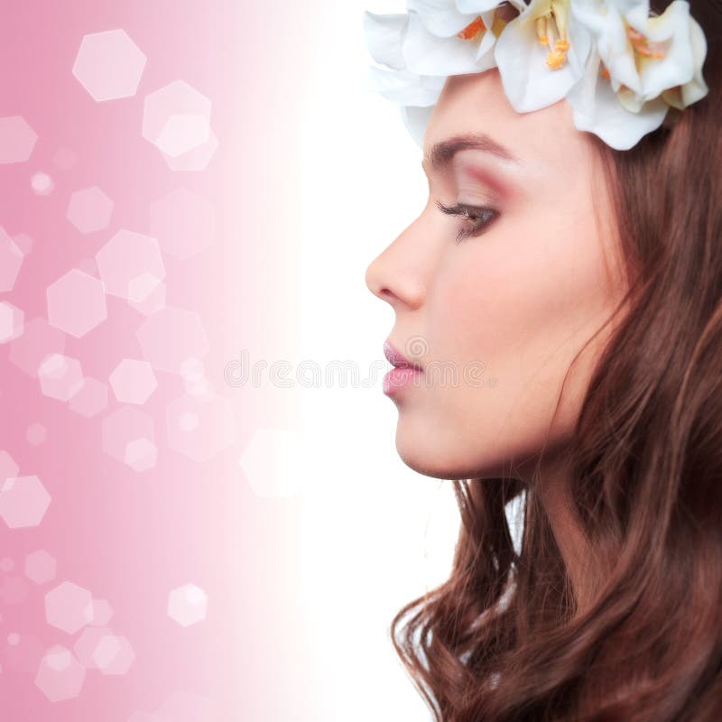 Gorgeous girl stock photo. Image of lady, glamour, curly - 33079368