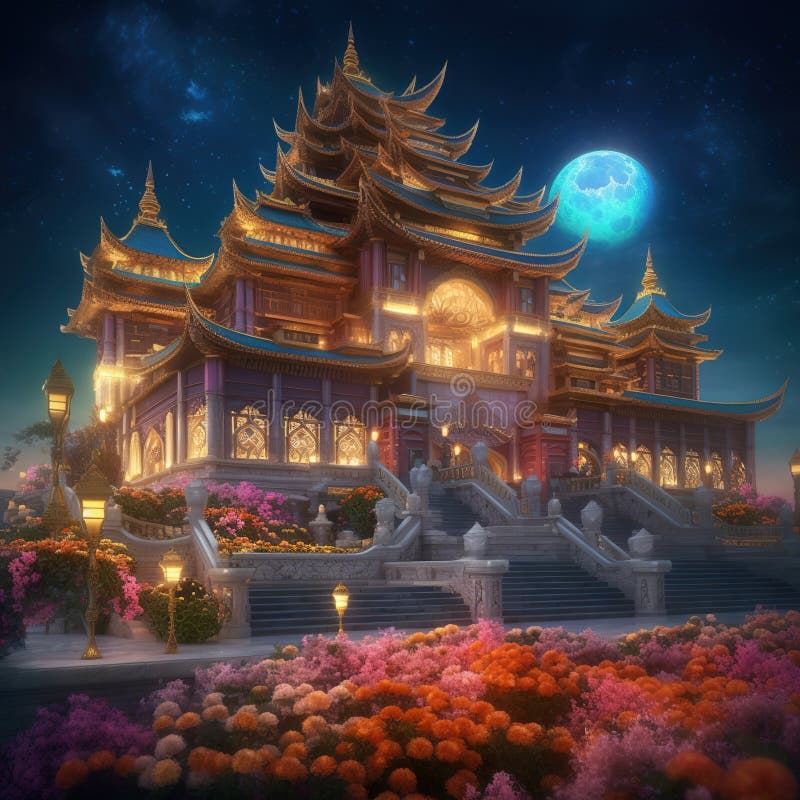 Golden Palace Thailand Stock Illustrations – 356 Golden Palace Thailand ...