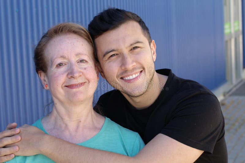Gorgeous Interracial Couple with Age Difference Stock Image - Image of ...