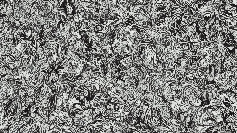 Gorgeous Monochrome Abstract 50th Birthday Layout with Solid Pattern ...