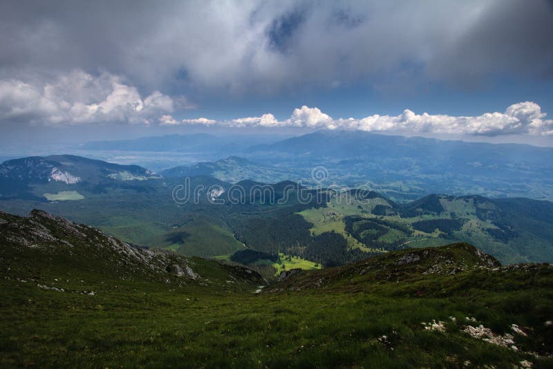 Gorgeous Mountainous Area in Greenery Stock Photo - Image of scenic ...