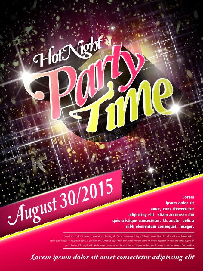 Gorgeous Music Party Poster Design Stock Illustrations – 48 Gorgeous ...