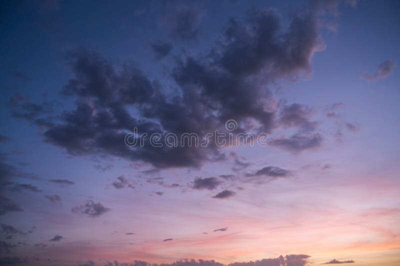 Gorgeous Panorama Twilight Sky and Cloud at Morning Background Image ...
