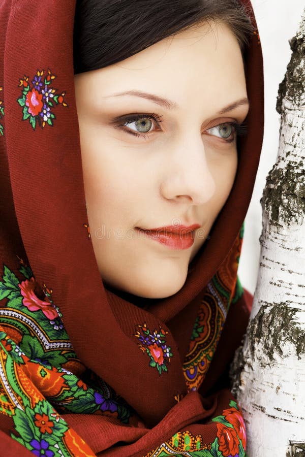 Gorgeous russian woman stock photo. Image of charm, model - 18771678