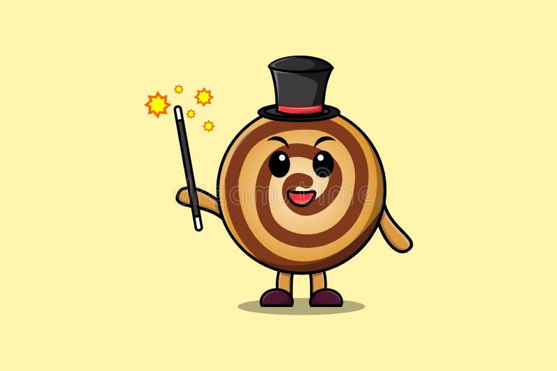 A Gorgeous Smart Cute Cartoon Magician Cookies Stock Vector ... A Gorgeous Smart Cute Cartoon Magician Cookies Stock Vector ...