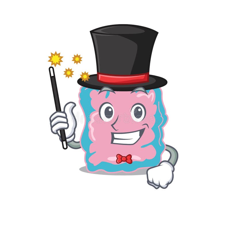 A Gorgeous Smart Magician of Intestine Cartoon Design Style Stock ... A Gorgeous Smart Magician of Intestine Cartoon Design Style Stock ...