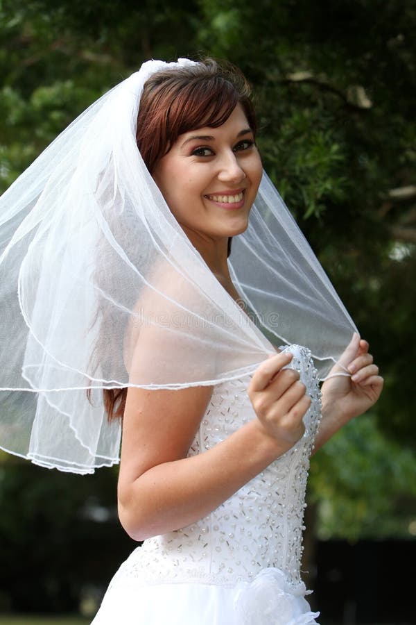Gorgeous Smiling Bride stock photo. Image of lovely, beauty - 11981880