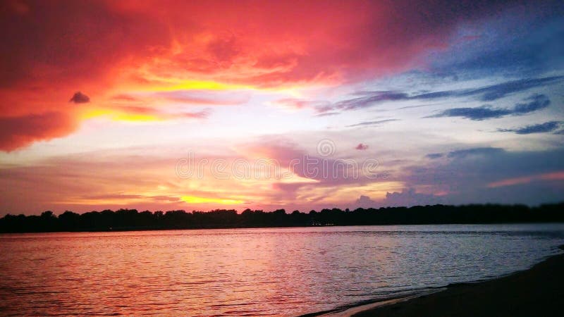 Gorgeous Southern Sunset stock image. Image of july - 191843623