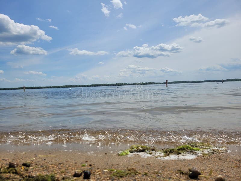 Gorgeous summertime lake stock image. Image of lake - 275360469