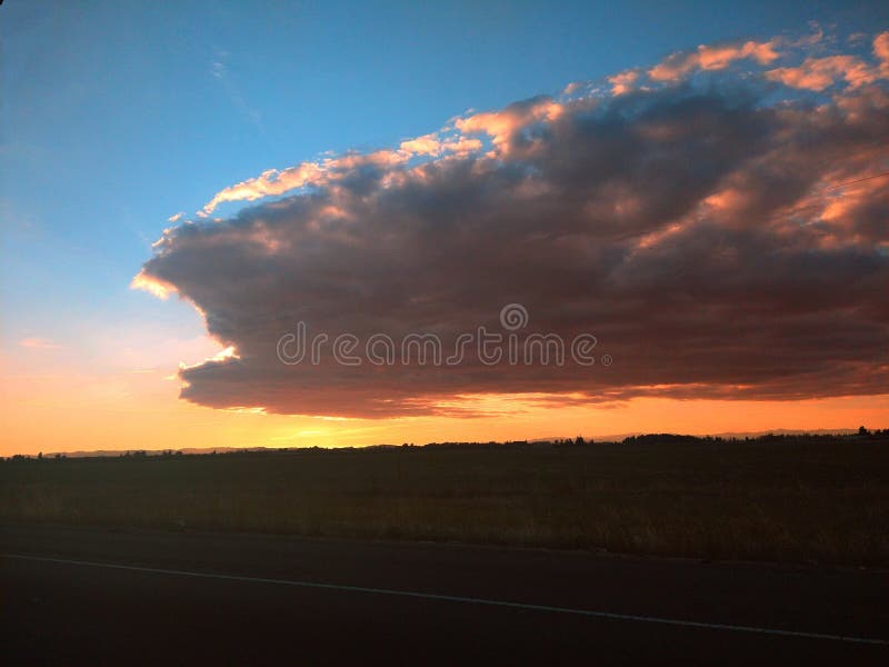 Gorgeous Sunset that Took Place, I Thought it Was a Pretty Stock Image ...