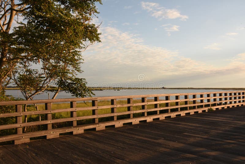 Gorgeous View of Duxbury Bay from Powder Point Bridge Stock Photo ...