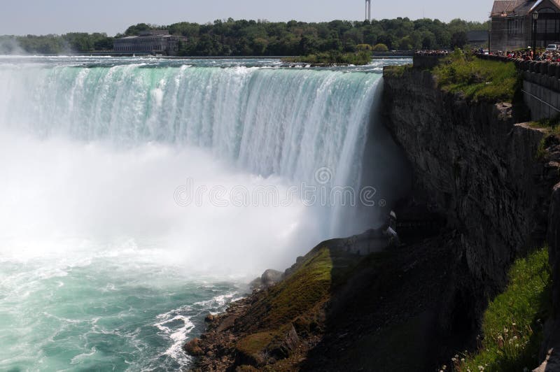 Gorgeous Waterfall View Enjoying Stock Image - Image of falls, nature ...