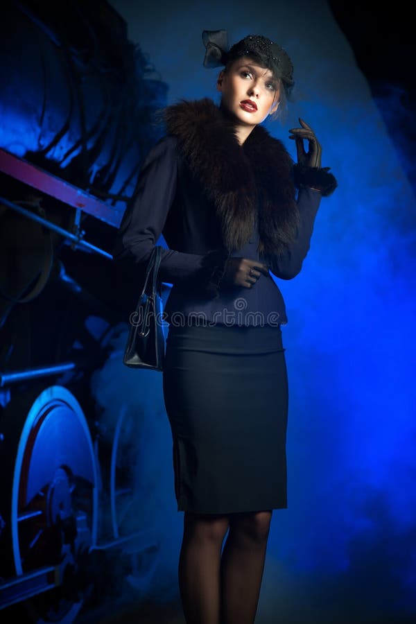 Gorgeous Woman in Black Panties and Pink Hoodie Stock Photo - Image of ...