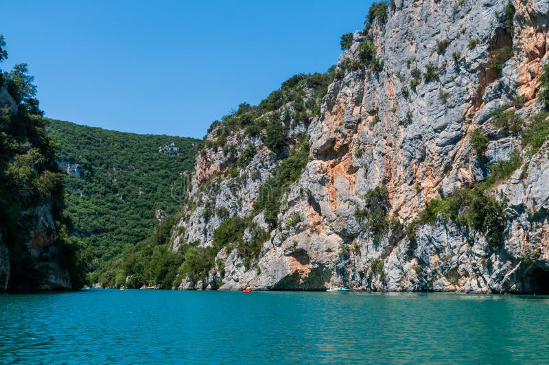 Gorges du Verdon stock image. Image of summer, horizontal - 291272733