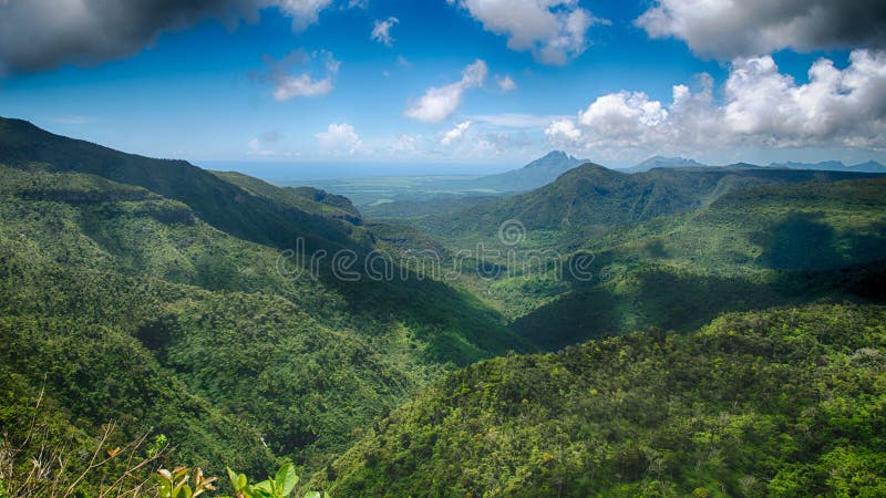 Gorges Viewpoint at Mauritius Stock Photo - Image of nikon, mountain ...